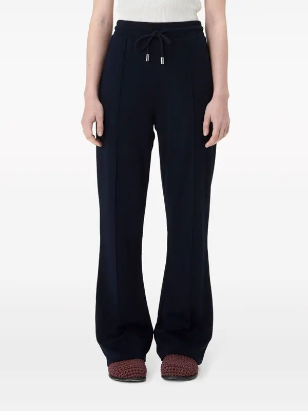 JW Anderson Slim-cut Flared Track Pants - Blue