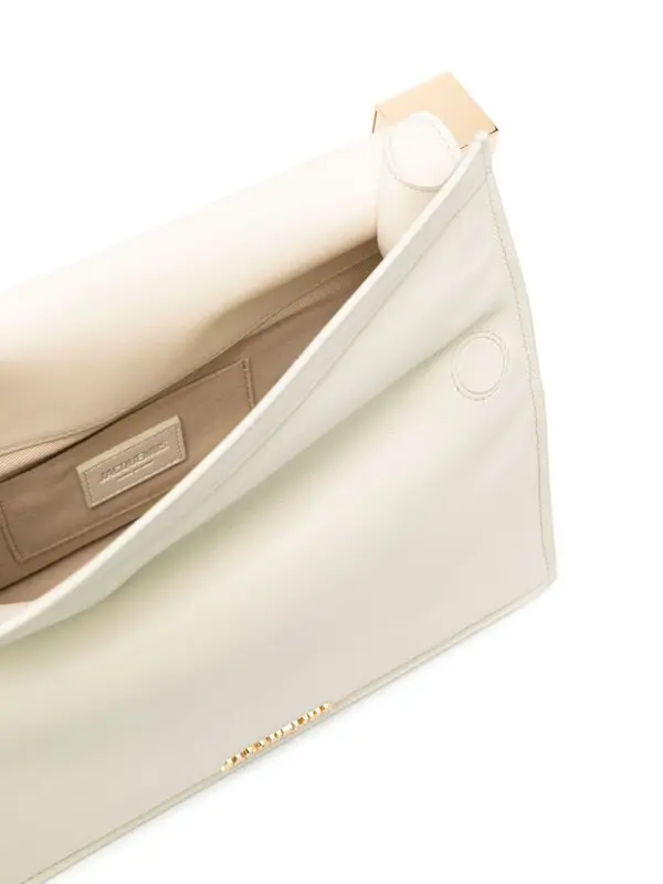 Jacquemus La Pochette Rond Carré Clutch Bag - Neutrals