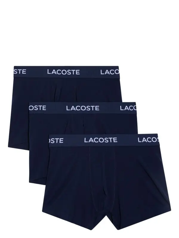 Lacoste Logo-print Cotton Boxers - Blue