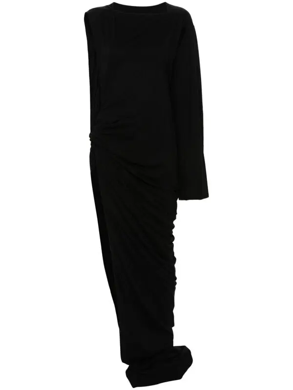 Rick Owens Edfu Gown Cotton Dress - Black