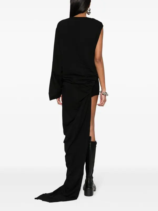 Rick Owens Edfu Gown Cotton Dress - Black