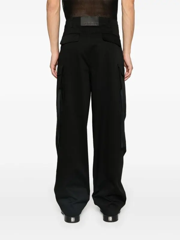 MSGM Wide-leg Cargo Trousers