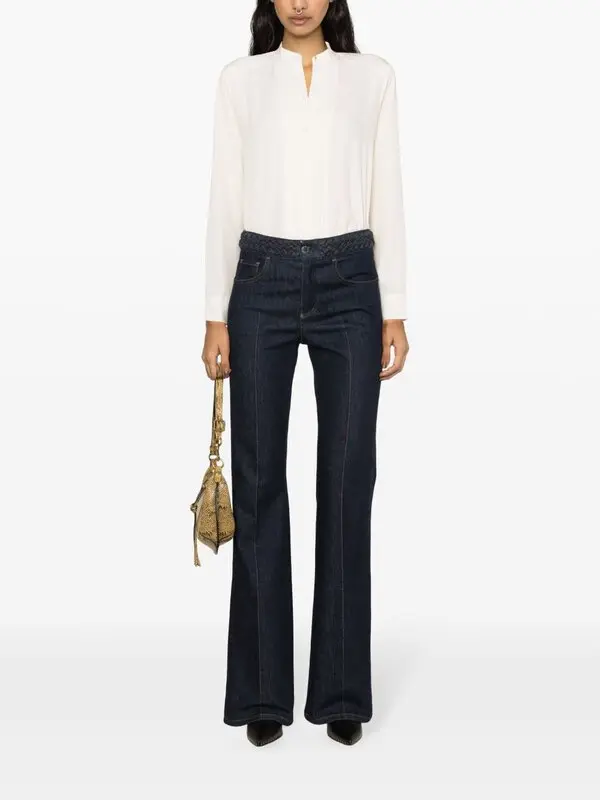 Ralph Lauren Heiberly Crepe Shirt