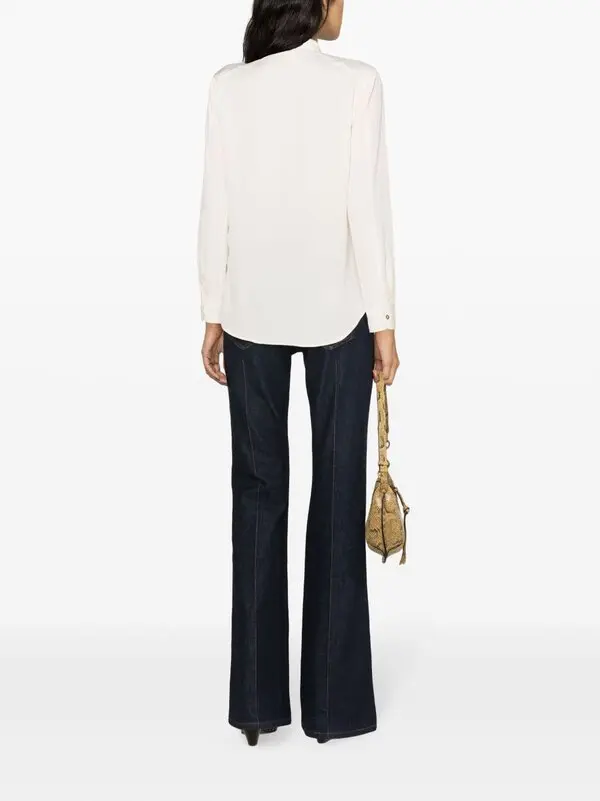 Ralph Lauren Heiberly Crepe Shirt