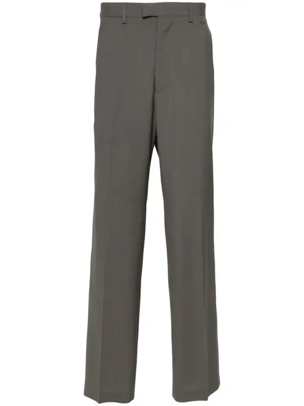 MAISON MARGIELA Pressed-crease Straight-leg Trousers - Brown