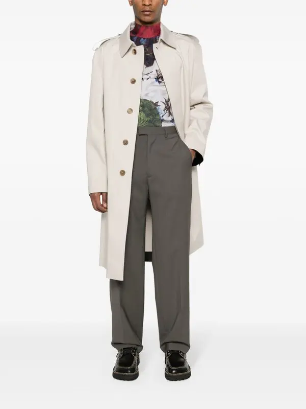 MAISON MARGIELA Pressed-crease Straight-leg Trousers - Brown