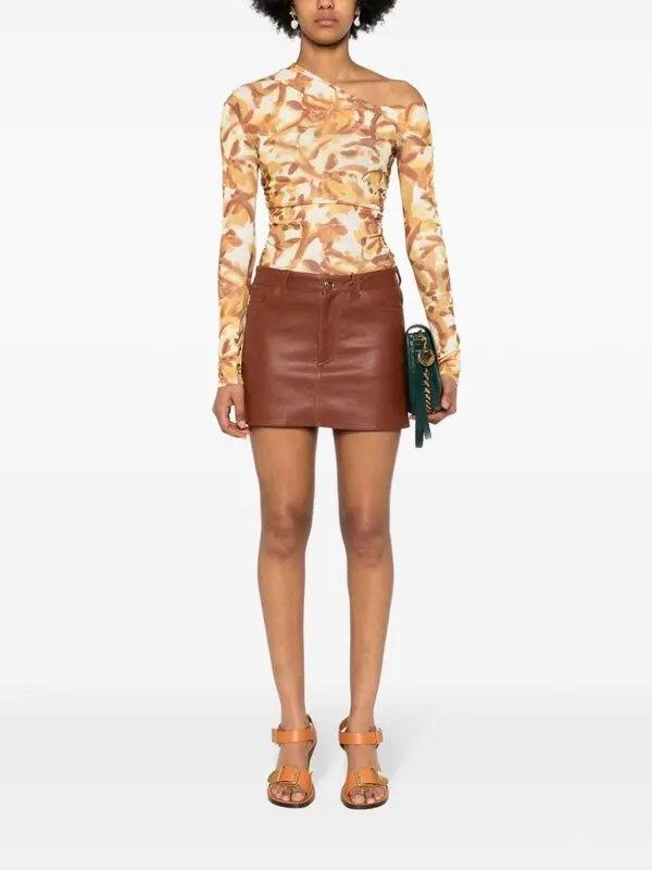 Etro Nappa Mini Skirt