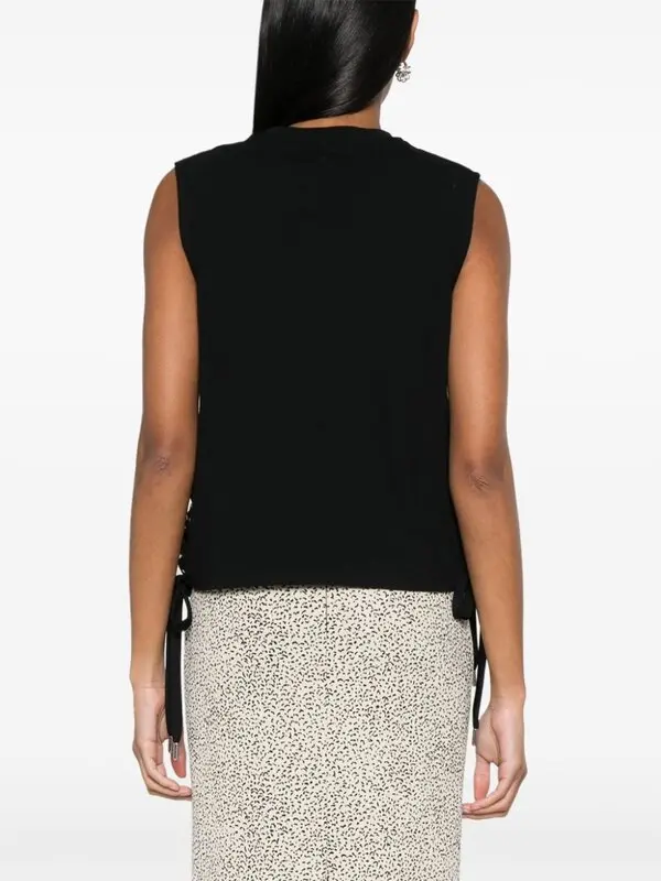 Pinko Sleeveless Top - Black