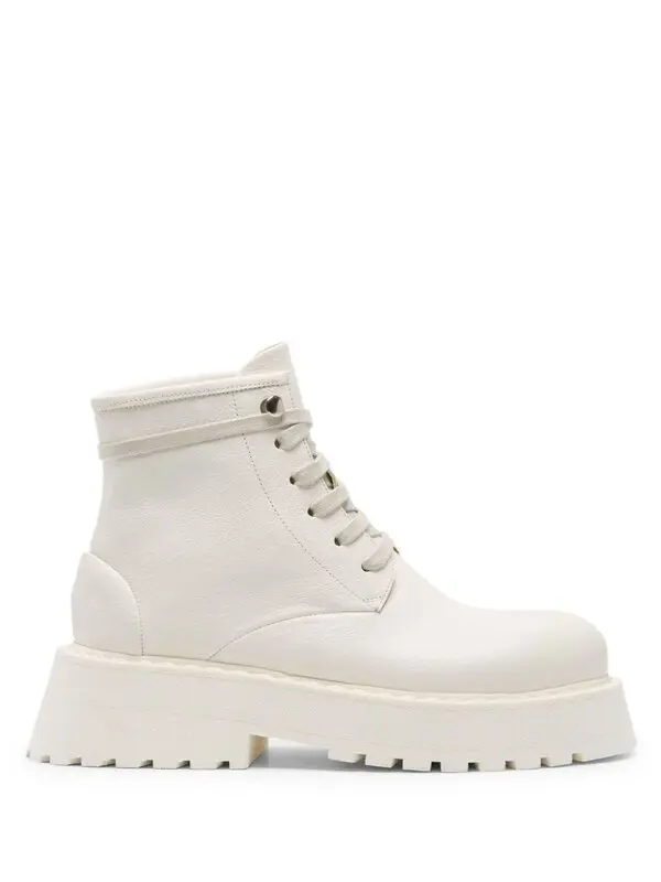 Marsèll Micarro Leather Boots - White