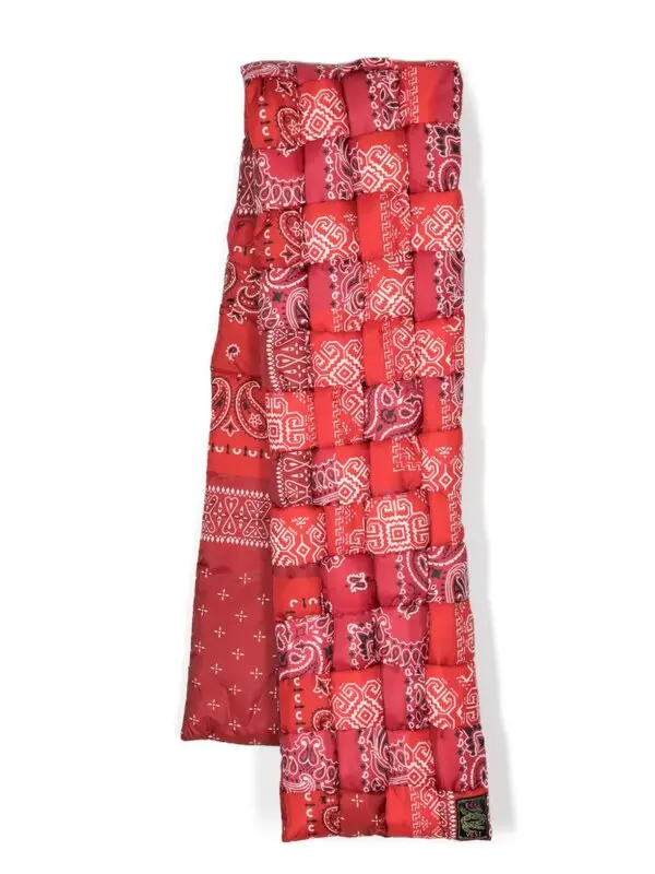 Kapital Bandana-print Woven Scarf - Red