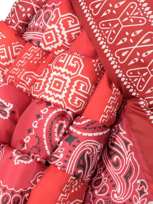 Kapital Bandana-print Woven Scarf - Red