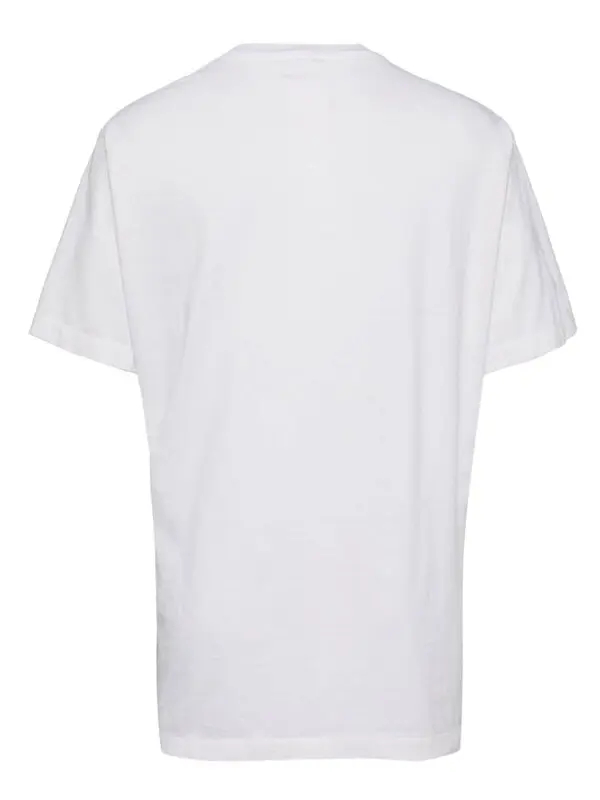 DOUBLET Sd Card-appliqué Cotton T-shirt - White