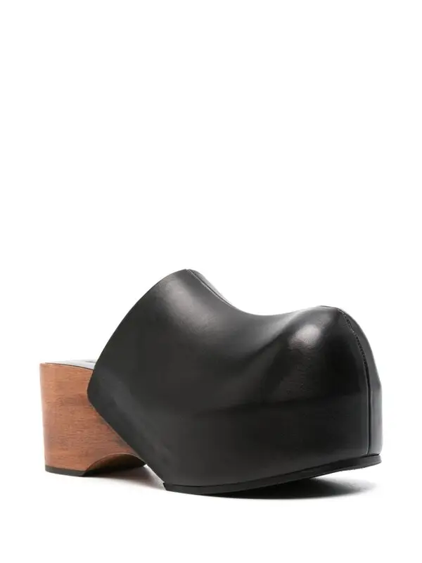 Acne Studios Wooden-platform Clogs