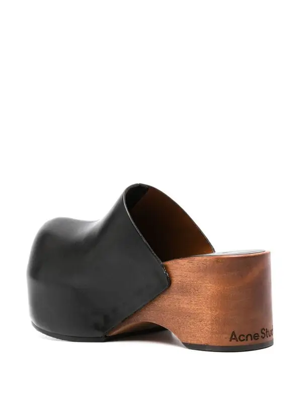 Acne Studios Wooden-platform Clogs