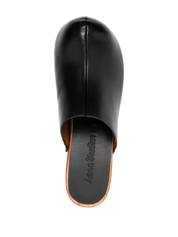 Acne Studios Wooden-platform Clogs