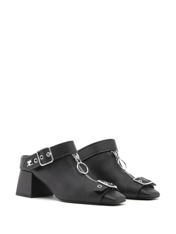 COURREGES Gogo 55mm Leather Mules