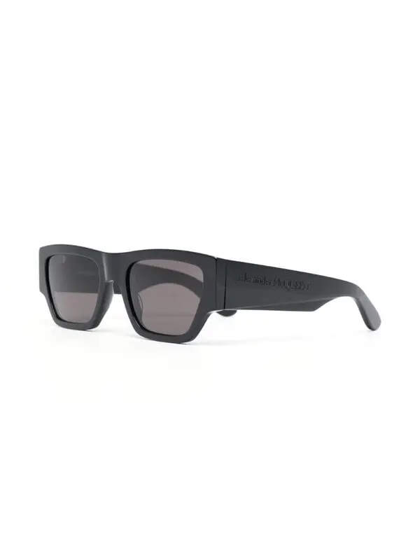 Alexander McQueen Engraved-logo Arm Sunglasses