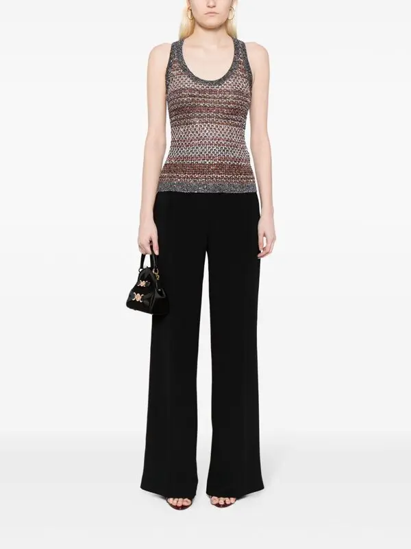 Missoni Crochet-knit Sequinned Tank Top
