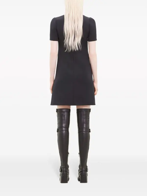 COURREGES Buckle-detail Twill Dress