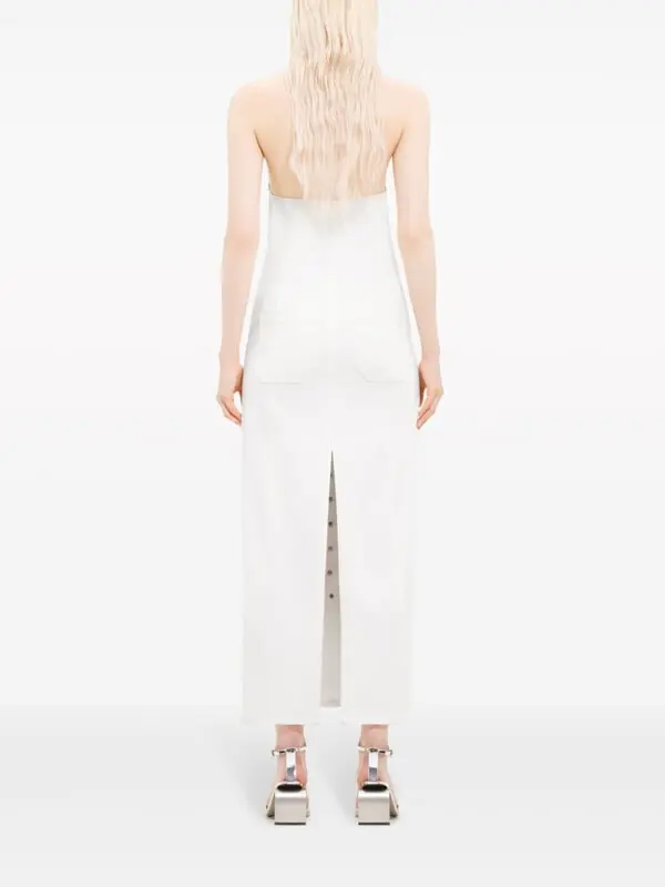 COURREGES Halterneck Denim Dress