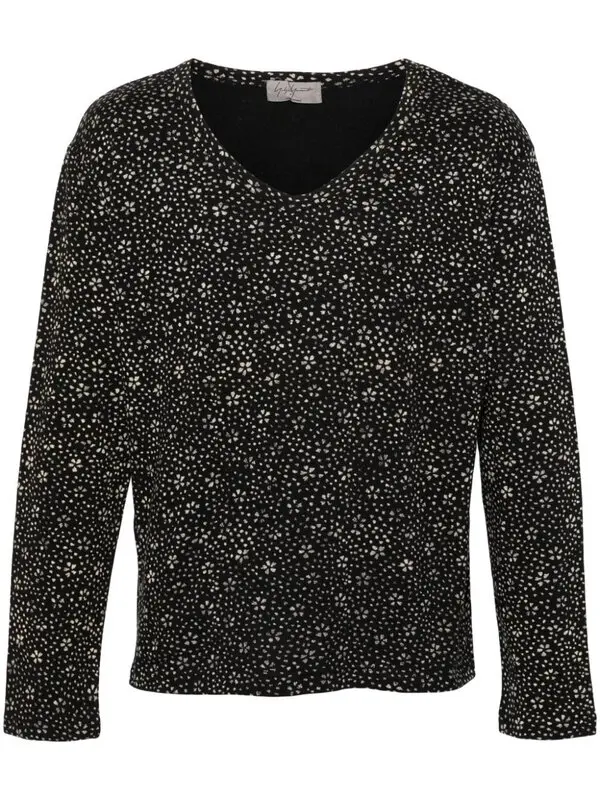 Yohji Yamamoto Abstract-print T-shirt