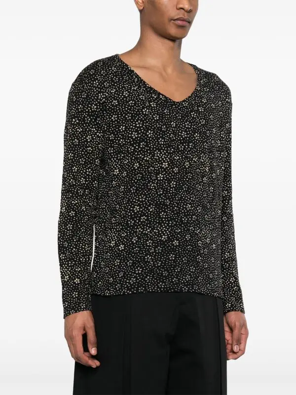Yohji Yamamoto Abstract-print T-shirt