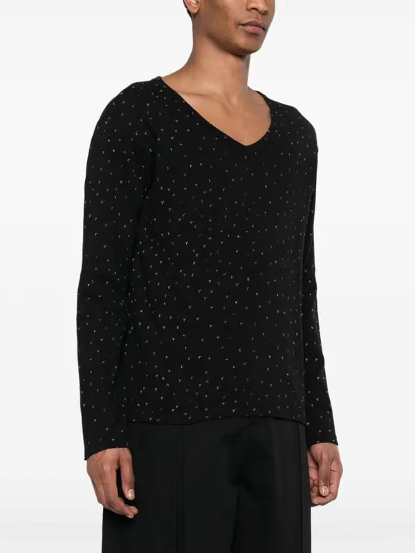 Yohji Yamamoto Logo-print Long-sleeve T-shirt