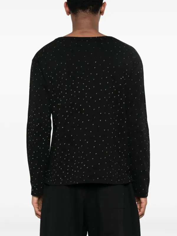 Yohji Yamamoto Logo-print Long-sleeve T-shirt