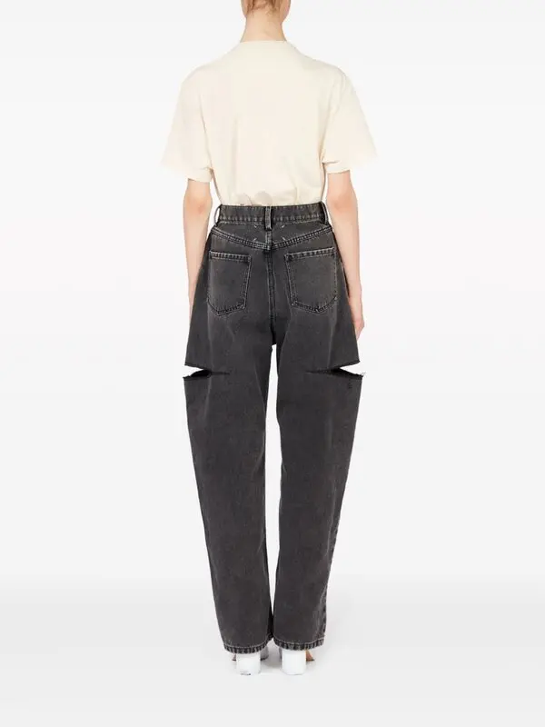 MAISON MARGIELA Cut-out Jeans - Black