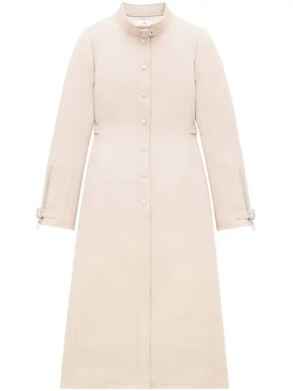 COURREGES Buckle Twill Long Coat