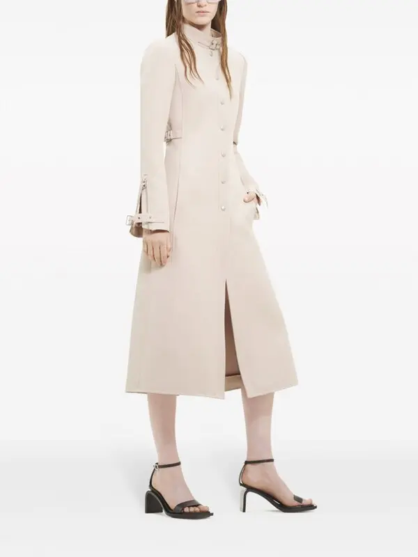 COURREGES Buckle Twill Long Coat