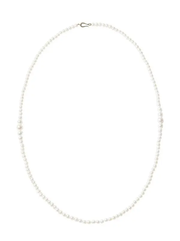 Mizuki 14kt Yellow Freshwater Pearl Necklace - Gold