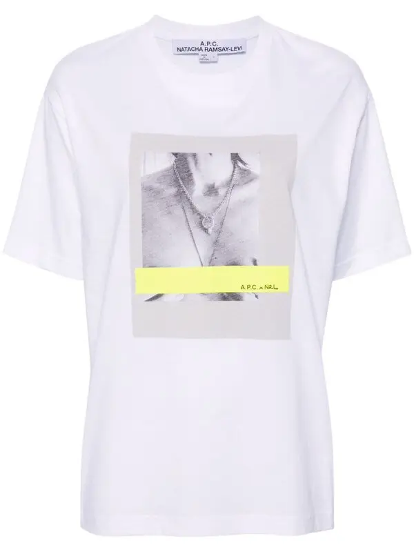 A.p.c. Xnrl Organic-cotton T-shirt - White