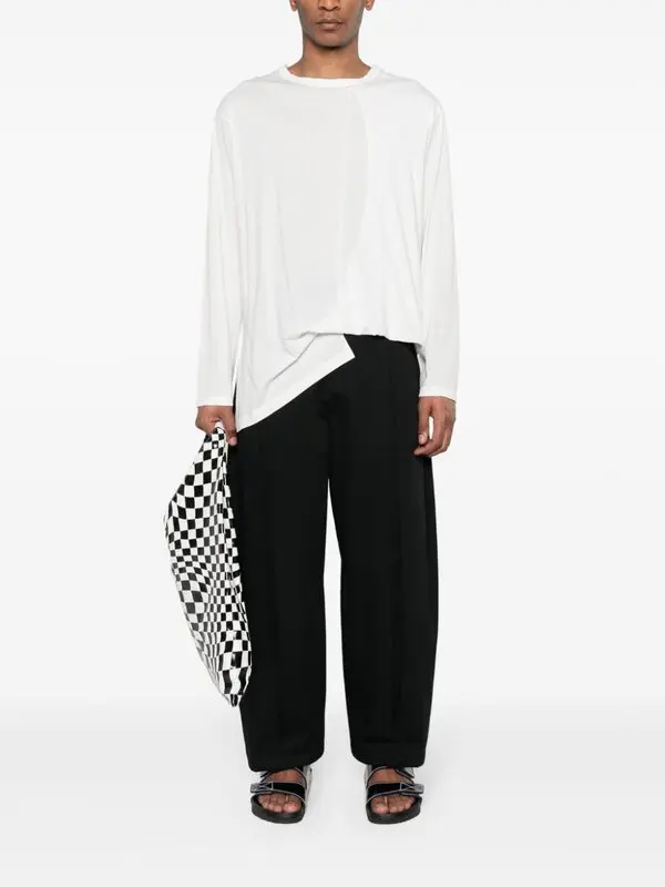 Yohji Yamamoto Asymmetric Cotton T-shirt