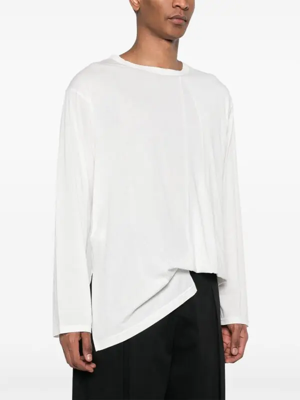 Yohji Yamamoto Asymmetric Cotton T-shirt