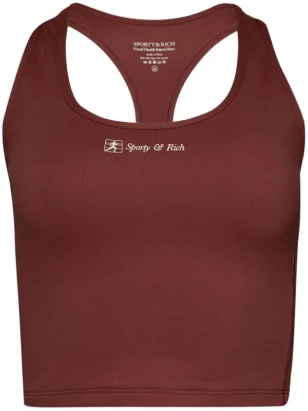 SPORTY & RICH Runner Script Tank Top
