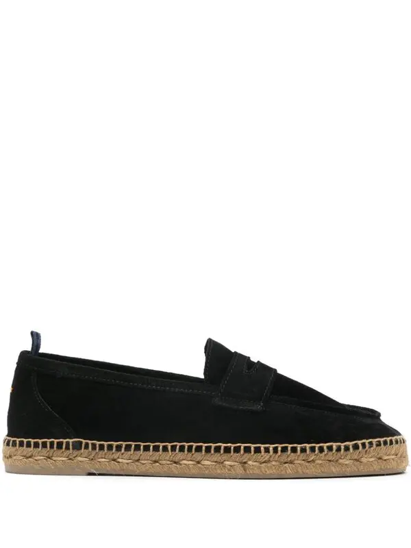 CastaÑer Nacho Suede Espadrilles - Black