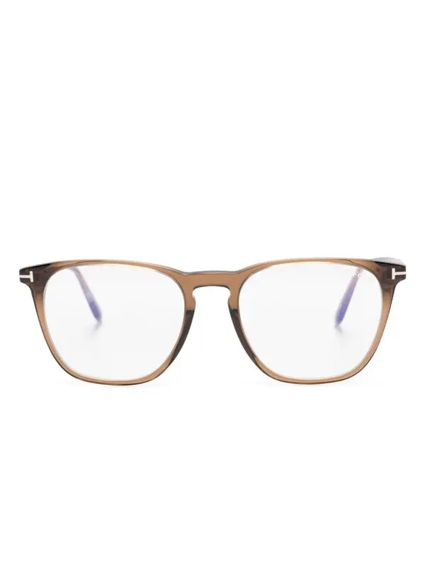 TOM FORD Square-frame Glasses - Brown