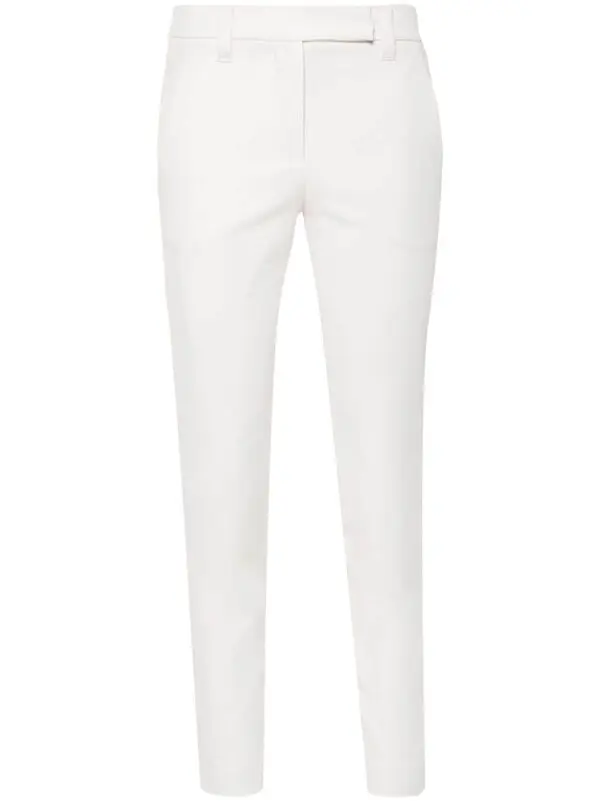 Brunello Cucinelli Slim-fit Cropped Trousers
