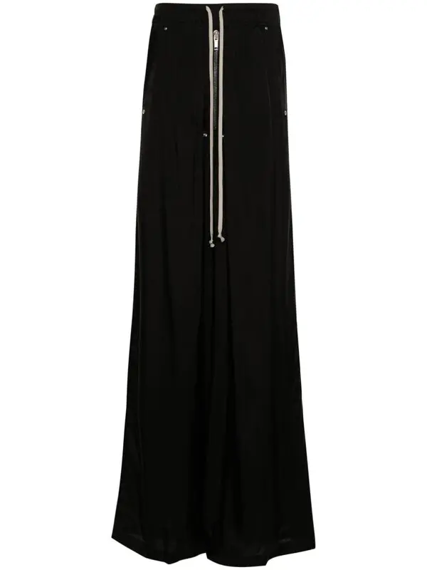 Rick Owens Bela Satin Wide-leg Trousers