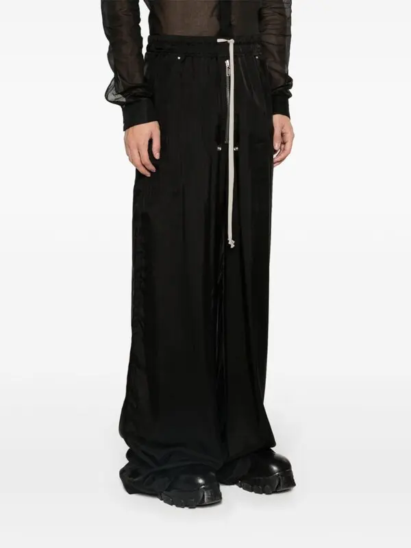 Rick Owens Bela Satin Wide-leg Trousers