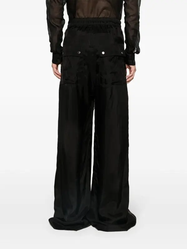 Rick Owens Bela Satin Wide-leg Trousers