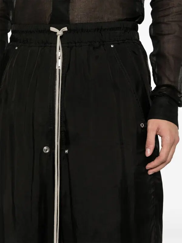 Rick Owens Bela Satin Wide-leg Trousers