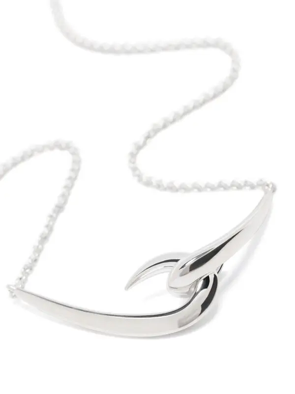 SHAUN LEANE Hook Pendant Necklace - Silver