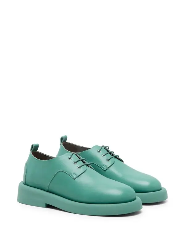 Marsèll Gommello Leather Derby Shoes - Green