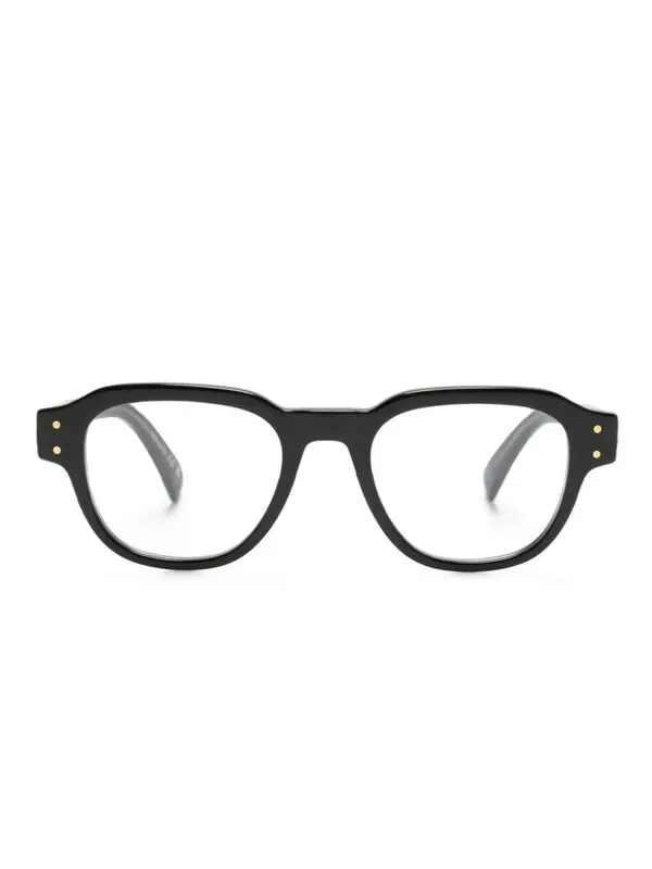 Dunhill Wayfarer Frame Glasses - Black