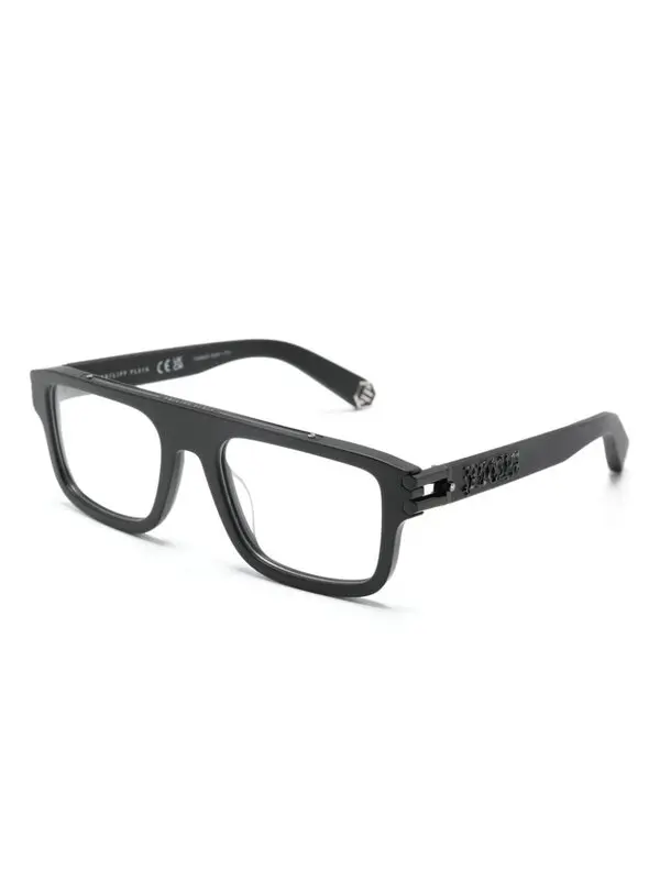 Philipp Plein Logo-plaque Square-frame Glasses