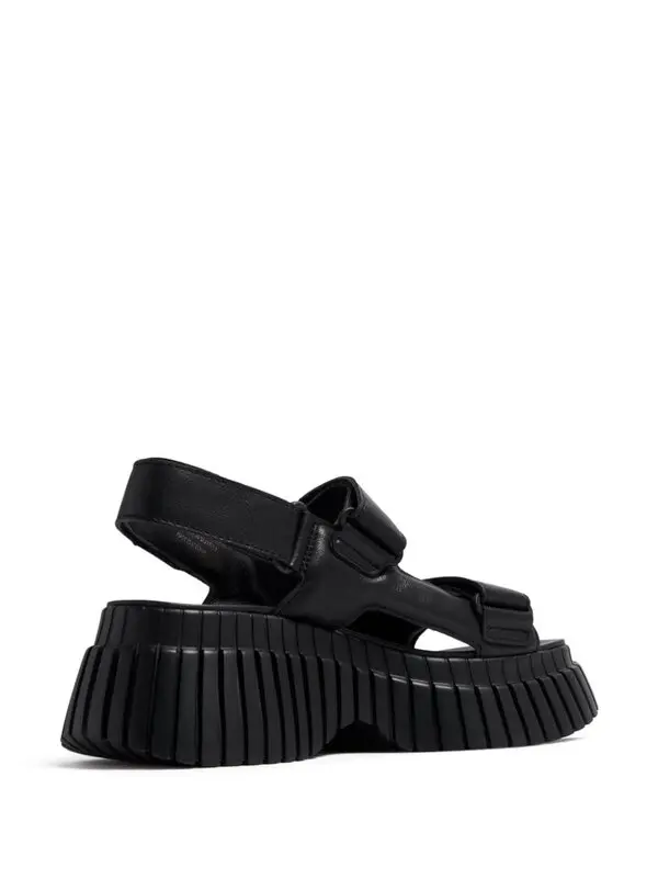 Camper Bcn Platform Sandals - Black