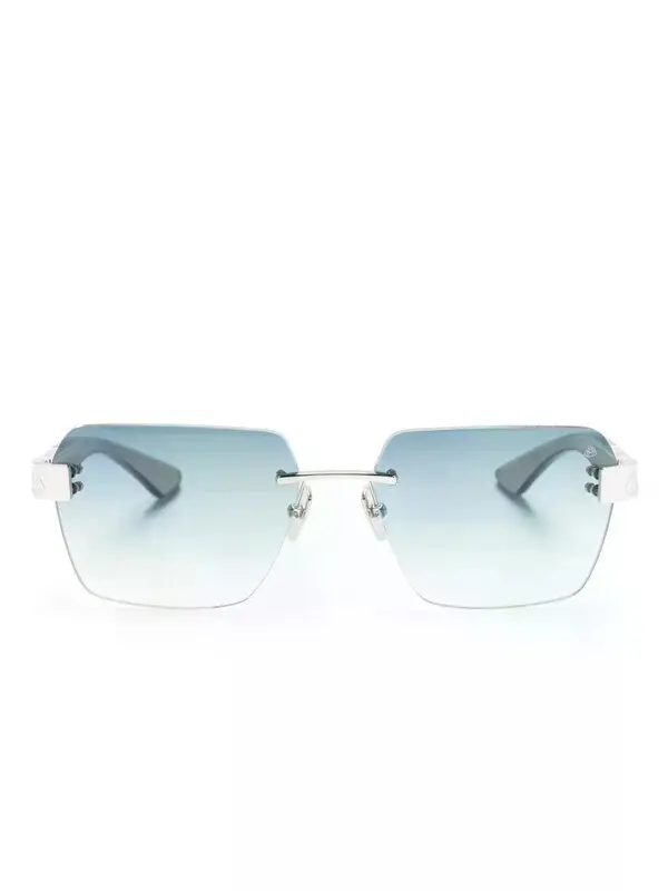 MAYBACH EYEWEAR Magic I Rimless Sunglasses - Blue