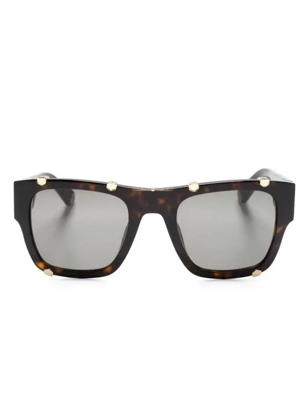 Philipp Plein Logo-engraved Sunglasses - Brown